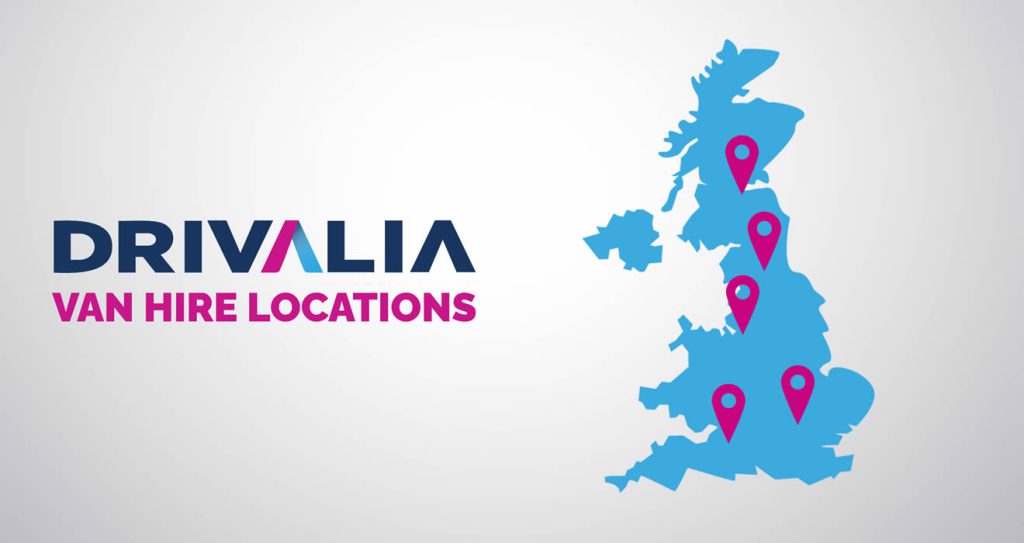 Van Hire Locations in the UK | Drivalia Rentals